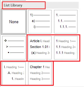 Microsoft Word Outlines and Heading Styles.
