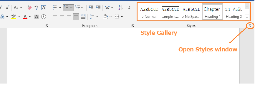 Microsoft Word Outlines and Heading Styles.