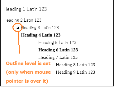 Microsoft Word Outlines and Heading Styles.