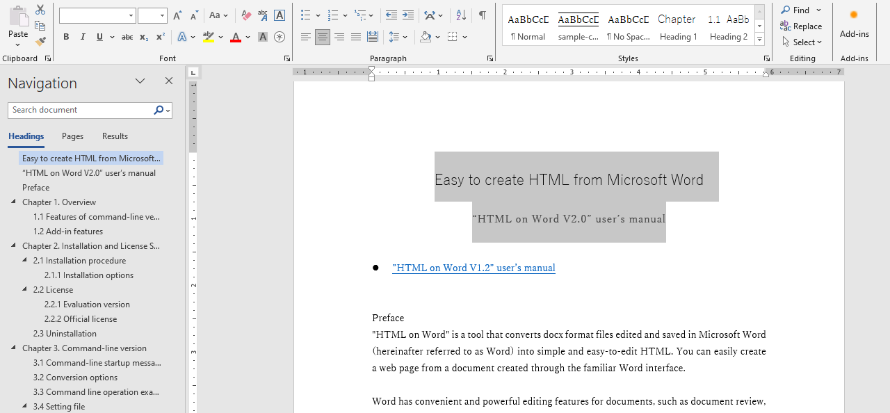 Microsoft Word Outlines and Heading Styles.