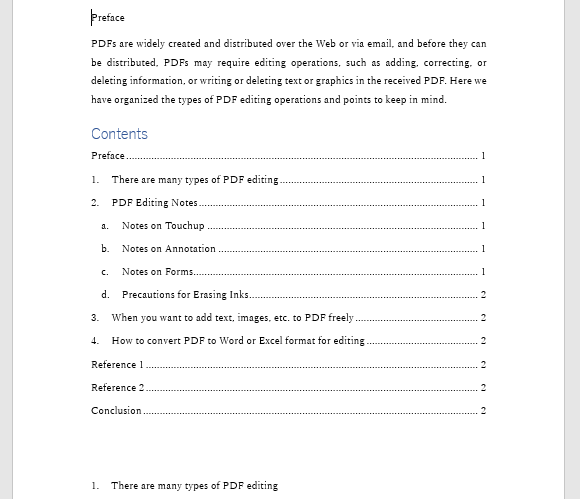 Microsoft Word Outlines and Heading Styles.