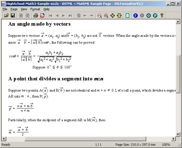 MathML Option | Antenna House