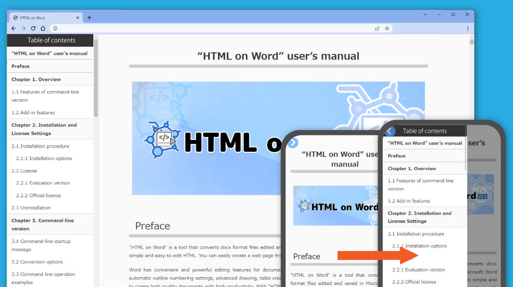 HTML on Word V2.0