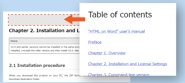 HTML on Word V2.0 Samples